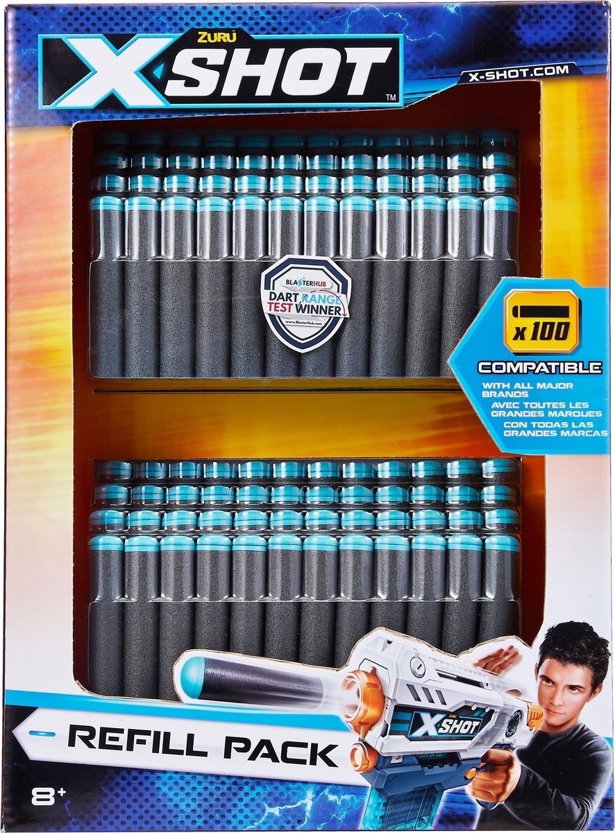 Zuru X-Shot Refill Darts - 100 pack | bol.com