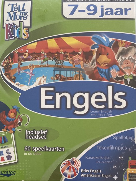 Auralog Tell Me More Kids Engels - Level 2 (7 - 9 Jaar) / WIN | bol.com