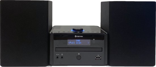 Denver DAB Radio CD Speler - Bluetooth - Stereo Set 100W - DAB+ / FM ...