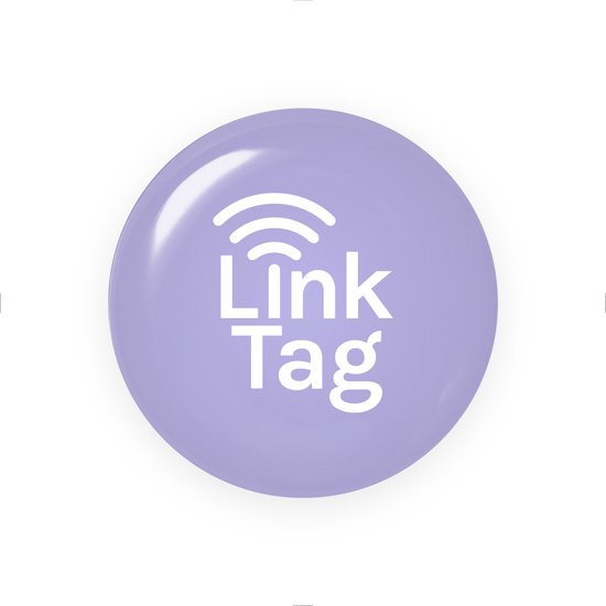 LinkTag Sticker - Licht paars - Digitaal visitekaartje - Deel je social ...