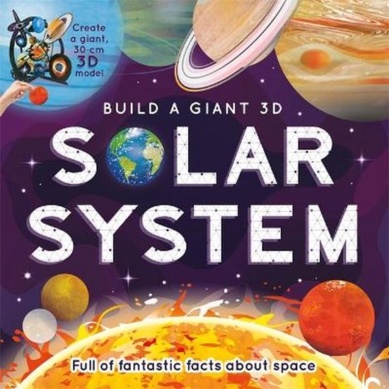 Space Book and Model Set for Kids- Build a Giant 3D: Solar System ...