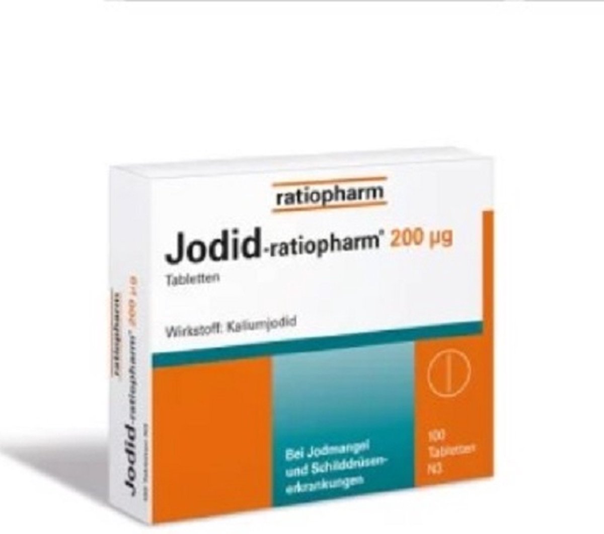 Jodid-ratiopharm 200 μg tabletten, 100 stuks | jodium tabletten ...