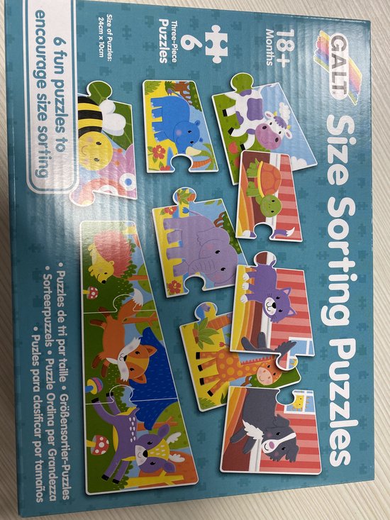 Galt Size Sorting Puzzles | bol.com
