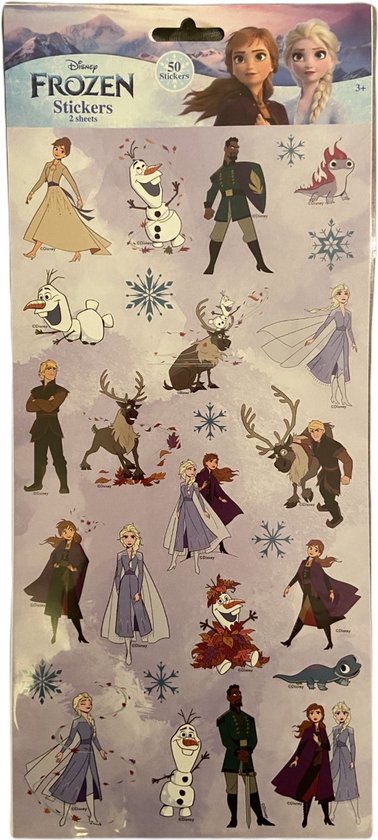 Frozen stickers - Frozen - Stickers - 50 - 2 vellen - 50 stickers ...