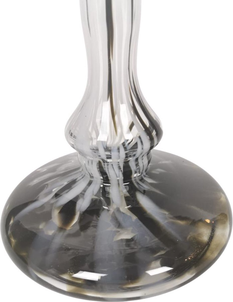 Fidrio fles white black - Decoratieve vaas - Decoratieve fles - Fidrio ...