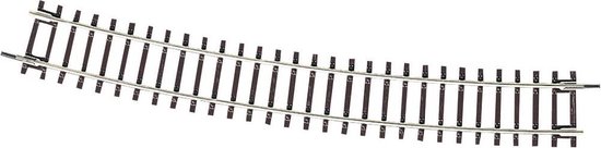 H0 Roco RocoLine (zonder ballastbed) 42427 Gebogen rails 12 stuk(s) | bol.com