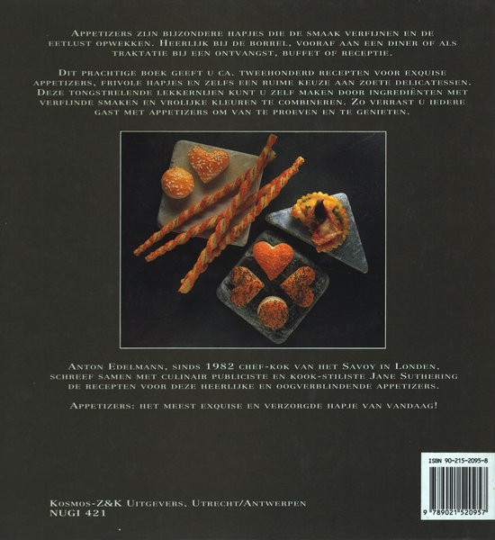 Appetizers, Anton Edelmann | 9789021520957 | Boeken | bol