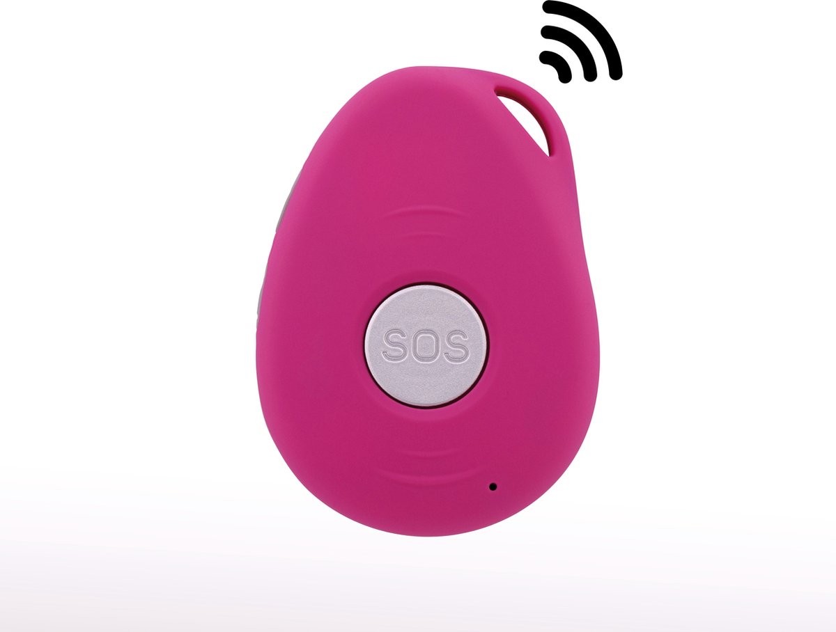 Wuzzi Alert Pebbles roze - Persoonlijk alarm voor binnen en buiten ...