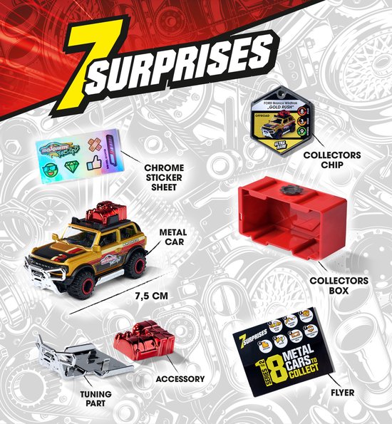 Majorette Tune Up's, Serie 2, Die-Cast, Speelgoedauto | bol.com