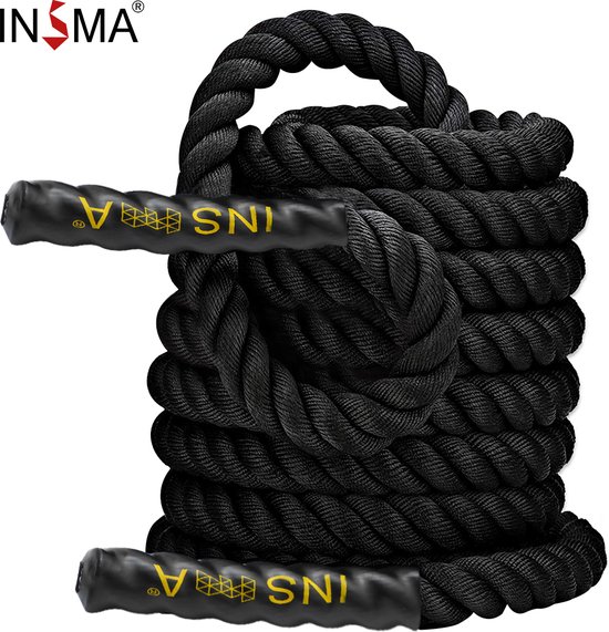 Battle Ropes - 38mmx9m - fitnesstouw - voor krachttraining, spring- en ...