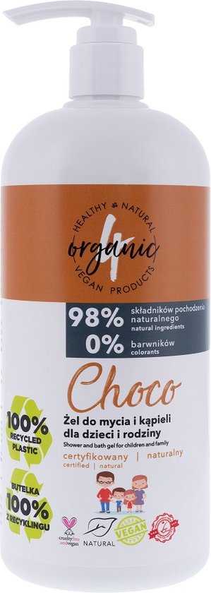 Choco natural was- en badgel voor kinderen en gezinnen 1000ml | bol.com