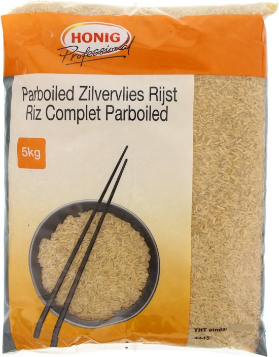 Rijst Parboiled Zilvervliesrijst Zak 5 Kilo Honig Professional | bol