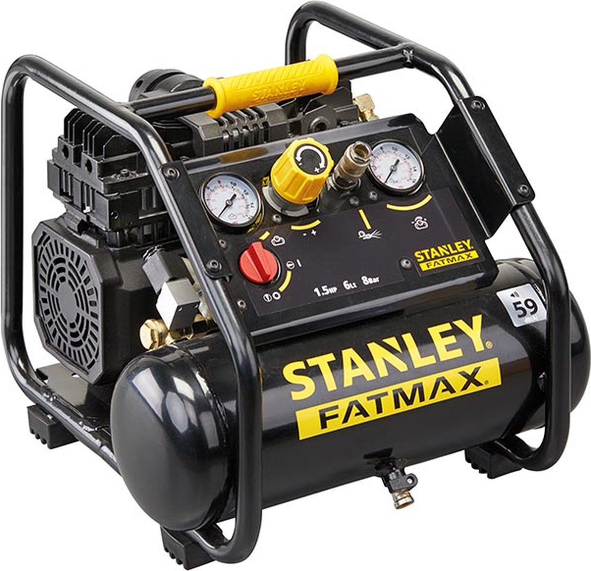 STANLEY Professionele Compressor - Zonder Olie - Horizontaal - Low ...