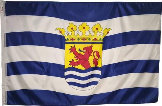 Trasal - vlag Zeeland - zeeuwse vlag - 150x90cm | bol