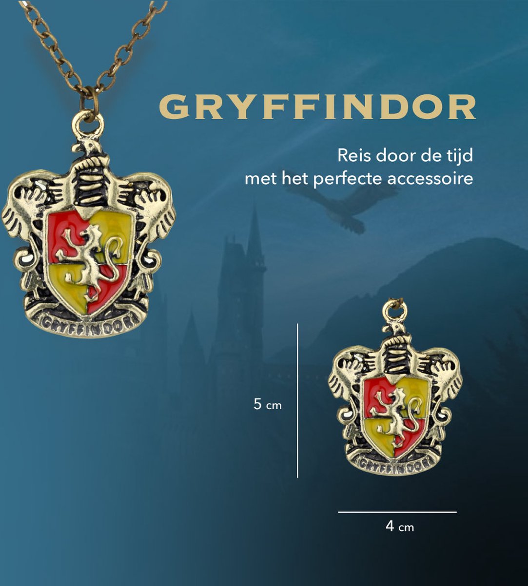 Gryffindor - badge - Harry potter ketting - harry potter kleding ...