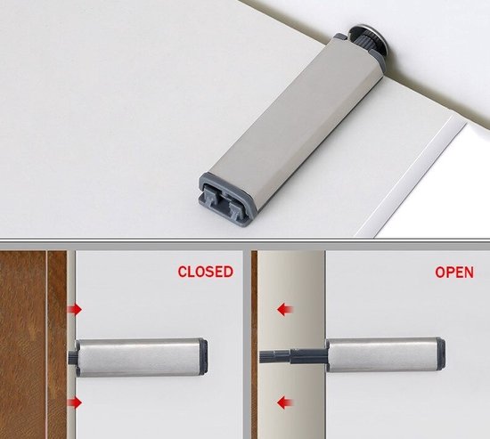 WiseGoods Premium Push To Open Deurstopper - Deuren - Kast - Kasten ...