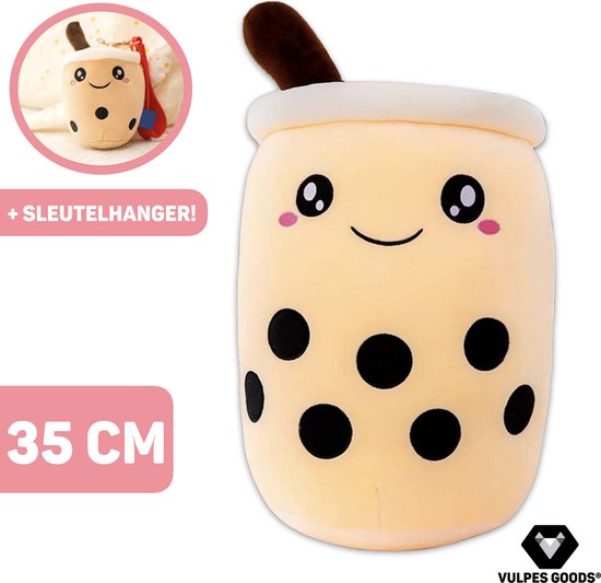 Vulpes Goods® Bubble Tea Pluche 35 cm - Bubble Tea Knuffel met ... Vulpes Goods® Bubble Tea Pluche 35 cm - Bubble Tea Knuffel met ...