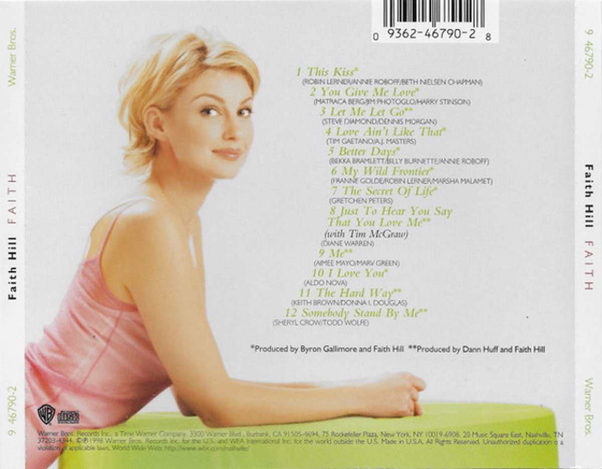 Faith, Faith Hill | CD (album) | Muziek | bol