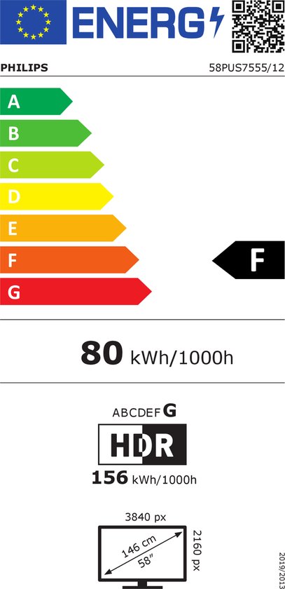 Philips 58PUS7555 - 58'' Smart TV - Zilver | bol.com