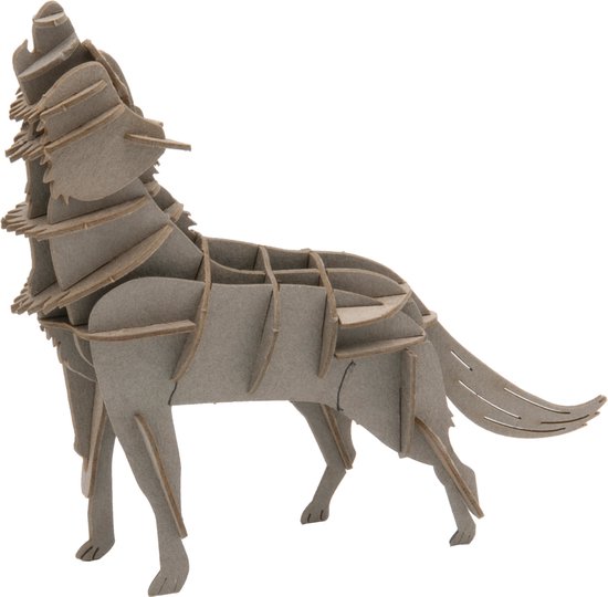 3D Paper Model: WOLF 11x9,5x3,5cm, in zakje 10,5×21×0,5cm | bol.com