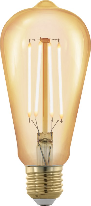 EGLO Vintage LED - E27 - Goud - 4W | bol