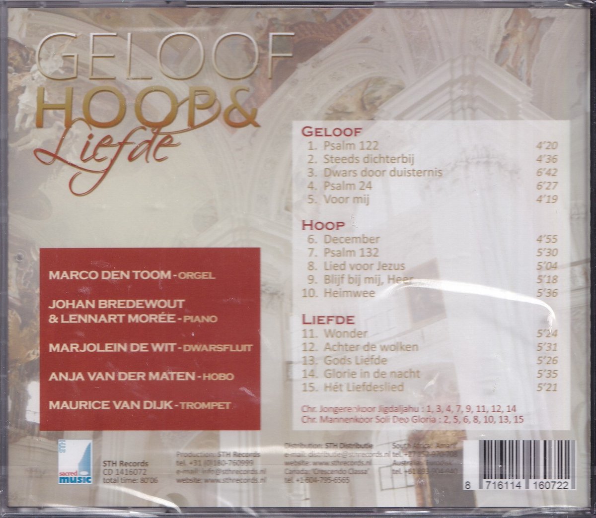 Geloof, Hoop en Liefde, Marco den Toom | CD (album) | Muziek | bol