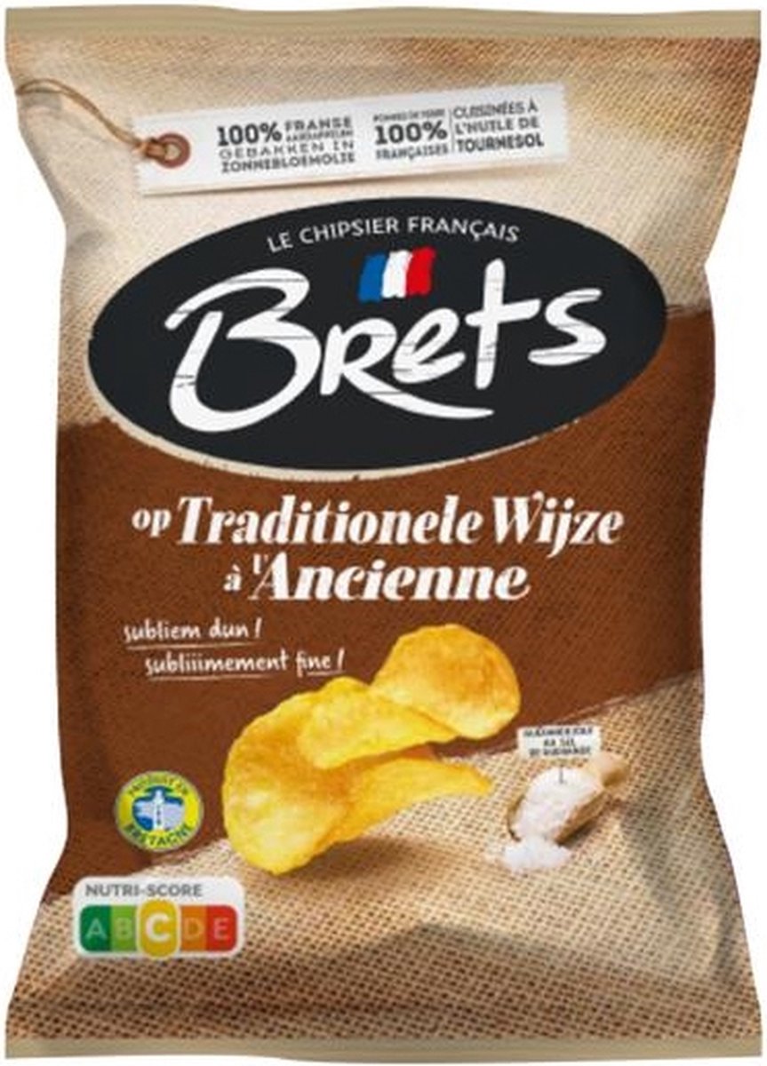 Bret’s Chips Op Traditionele Wijze 10 x 125gr - Voordeelverpakking ...