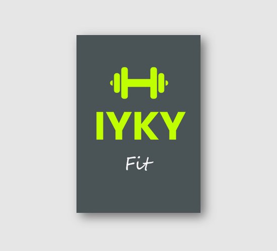 IYKY Fit Planner Training -en voedingslogboek Voortgang bijhouden | bol.com