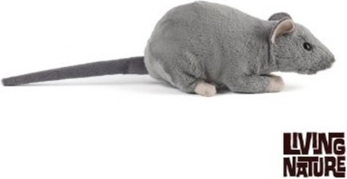 Living Nature Knuffel Rat met geluid | bol.com