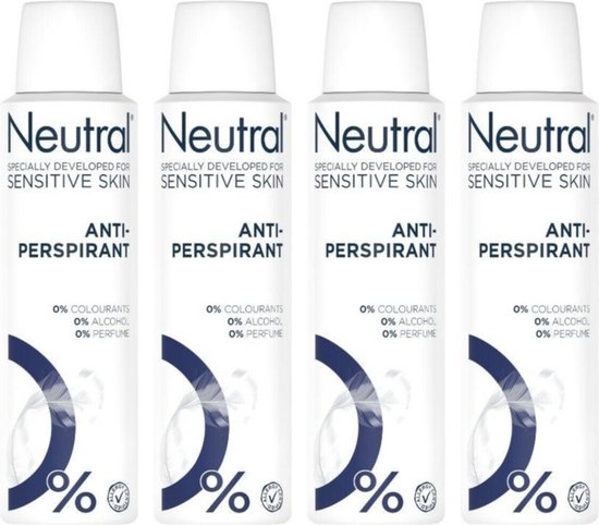 Neutral Deo Spray Anti Perspirant - Voordeelverpakking 4 x 150 ml | bol