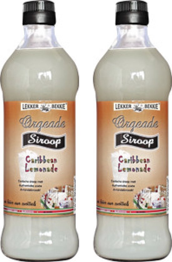 Lekker Bekkie - Orgeade siroop - 500 ml | bol.com