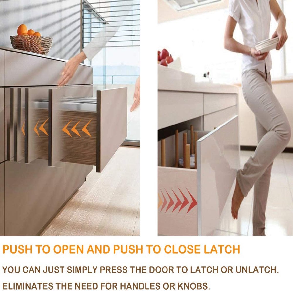 Deurdempers - 2 stuks incl schroeven - deur/lade dempers - kast - lade ...