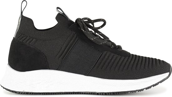 POSH by Poelman ROBIN Dames Sneakers - Zwart - Maat 38 | bol.com