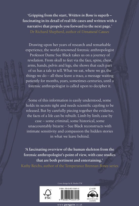Written In Bone, Sue Black | 9780857526915 | Boeken | bol.com