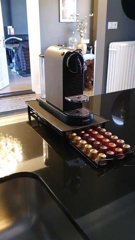 Sticker Wrap Hout voor Nespresso koffiemachine - Magimix Citiz ...