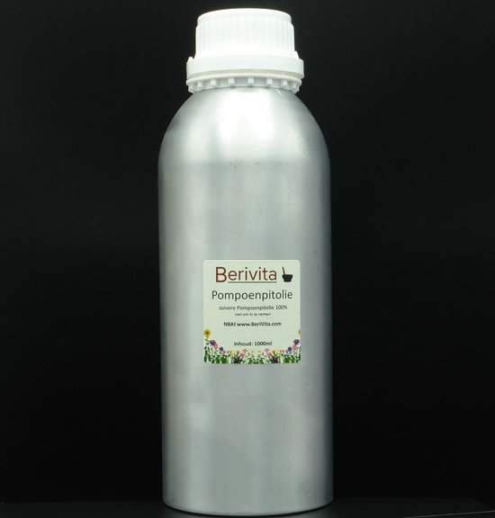 Pompoenpitolie Puur Liter - Onbewerkte Pompoenolie voor Huid en Lippen ...