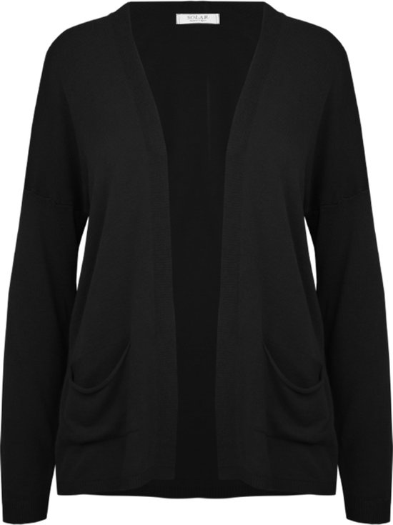 Vest Kaylee - Zacht Kort Vest - Basic Vest - Zwart | bol.com