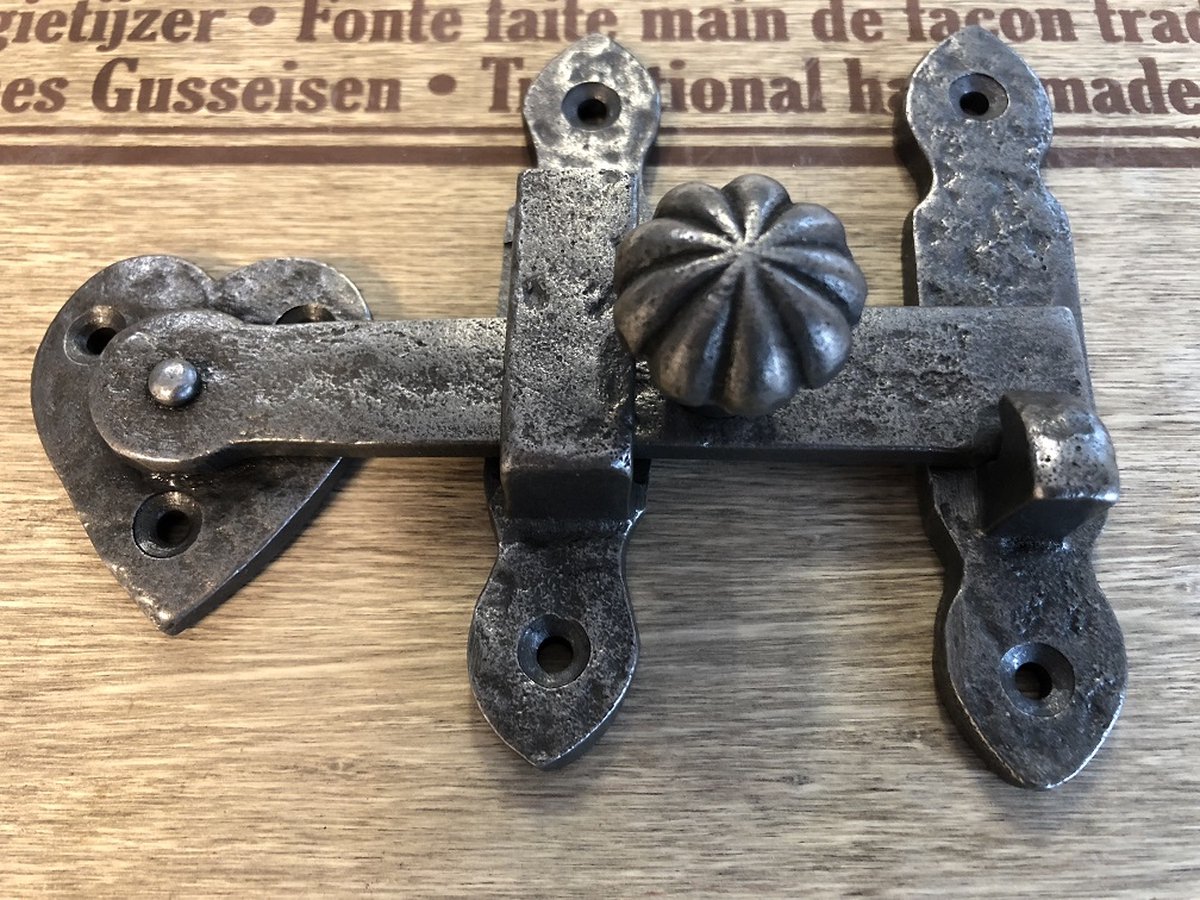 Valslot-poortslot rustiek gegoten metaal, zeer fraai ! | bol.com