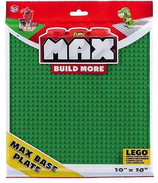 MAX Build More Building Bricks grondplaat 25,4 x 25,4 cm - Major Brick ...