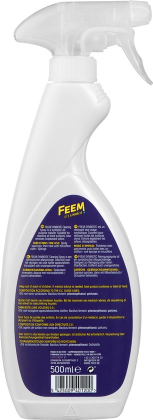 Feem Synbiotic Multi Cleaner Gebruiksklaar - 500 ml Spray | bol