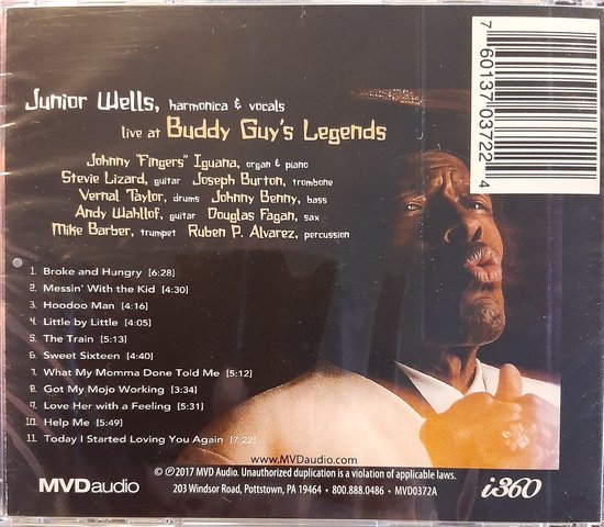 Live At Buddyguys Legends, Junior Wells | CD (album) | Muziek | bol