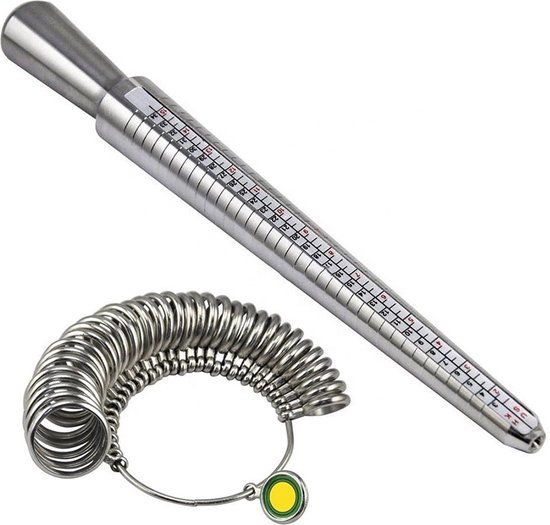 Ringmaat meter - Ring sizer - Ringmeter - Ring meter - Vinger meter - Ringmaat opmeten... | bol