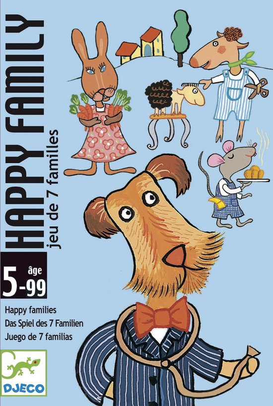 Djeco - Djeco Kwartet Kaartspel Happy Family | Games | bol.com