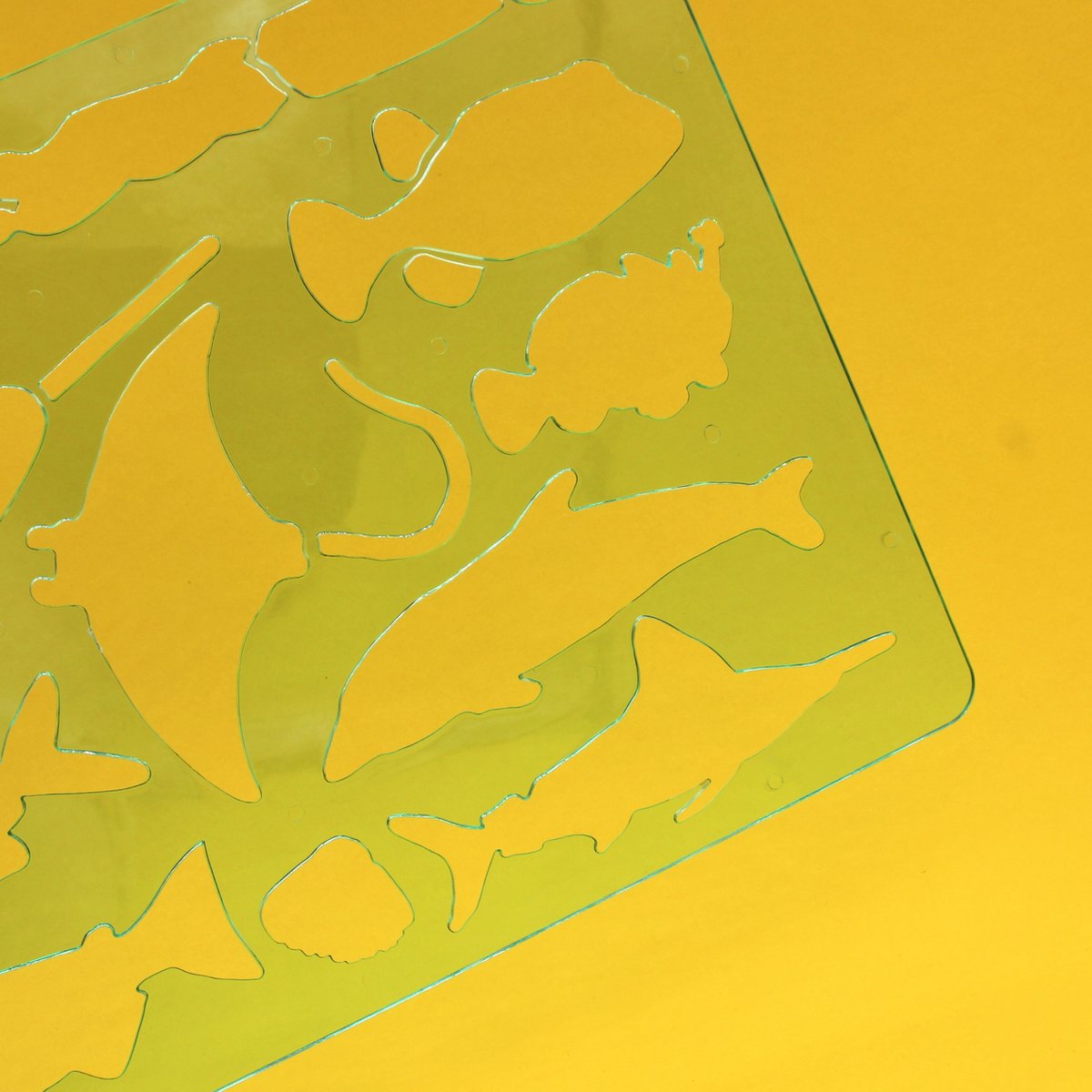 sjabloon Zee Vissen tekensjabloon 18.5 x 26 cm | bol.com