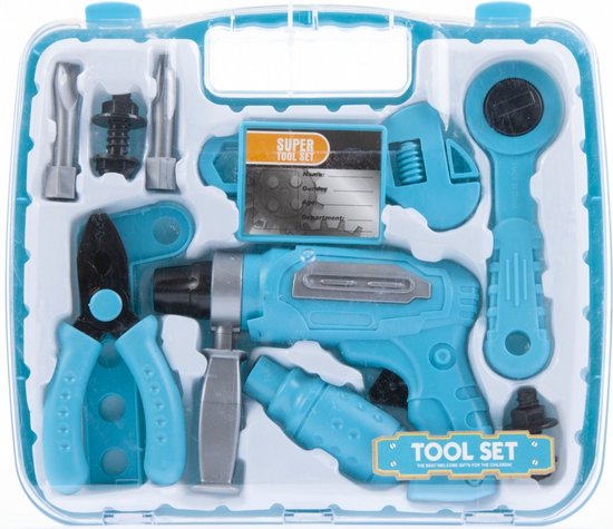 Kinder gereedschap toolbox plastic koffer | bol.com