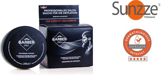 Sunzze Barber Pro - Hars waxing - Baard Contour, Neus en Oren ontharing ...