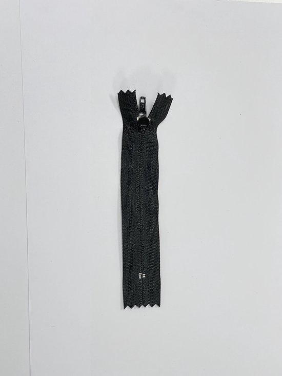 broek rits met rem, Zwart spiraal - 15 cm lang, niet deelbaar | bol