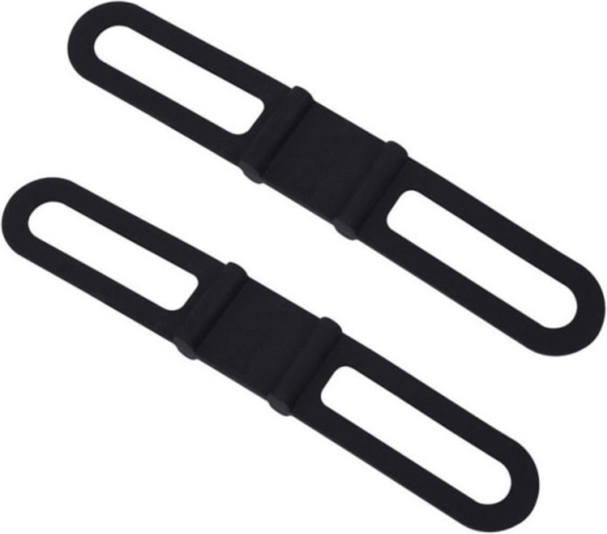 2 Siliconen fiets binders - Stuurbinder - snelbinders- Mini Spanband ...