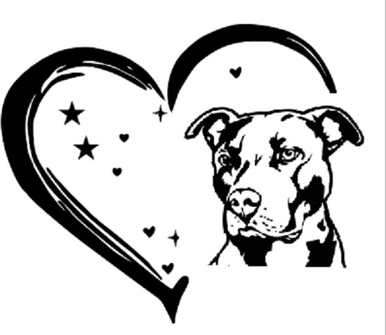 stafford met hart sticker | bol.com