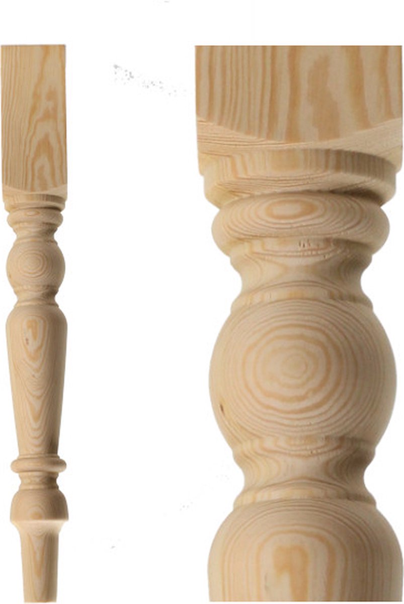 Landelijke houten tafelpoot 750x90mm | bol